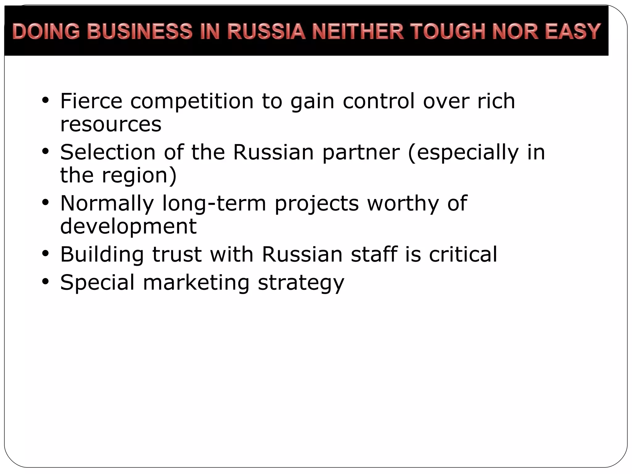 Russian business culture | PPT
