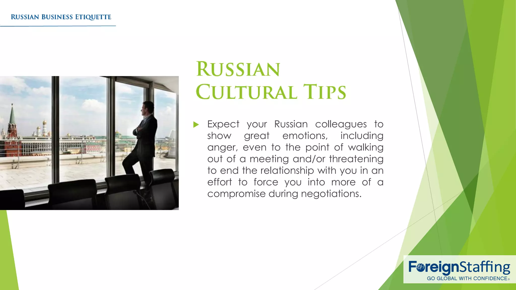 Russian business etiquette | PPT
