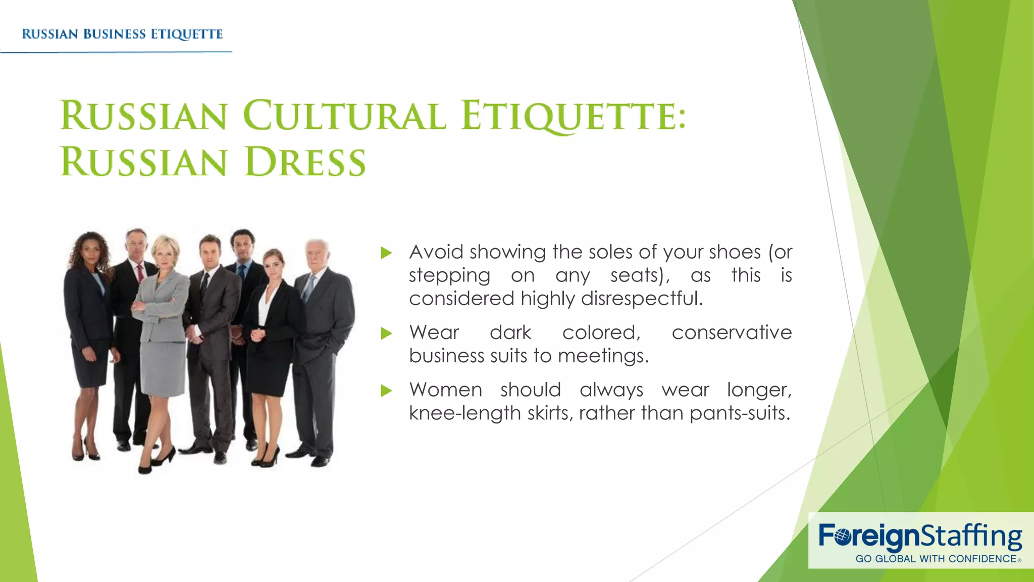 Russian business etiquette | PPT