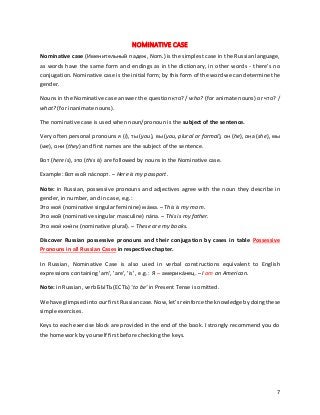 RUSSIAN CASES (EXTRACT OF THE E-BOOK) | PDF | Musicals | Genres