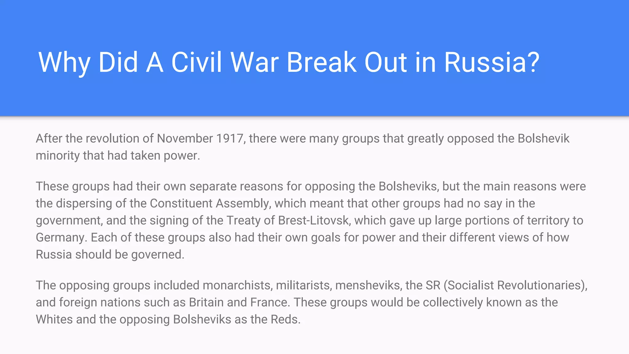 Russian civil war | PDF