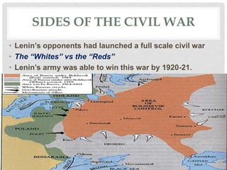 Russian Civil War - Inner Turmoil Lecture II.ppt