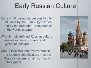 Russian culture presentation | PPT