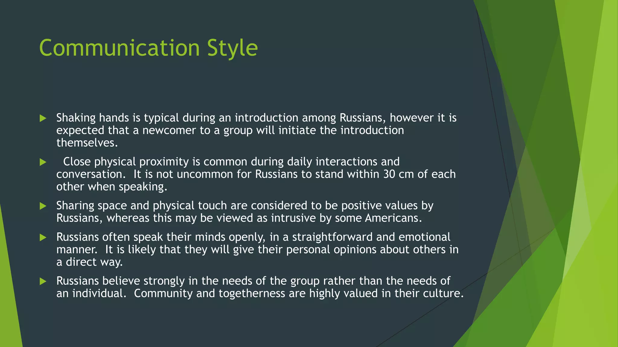 Russian culture profile | PPTX