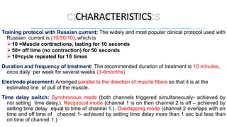 Russian current (Electrotherapy) | PPTX