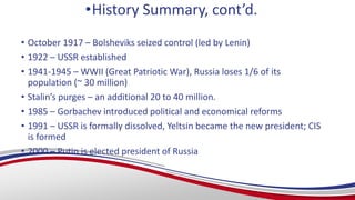 Russian country | PPT