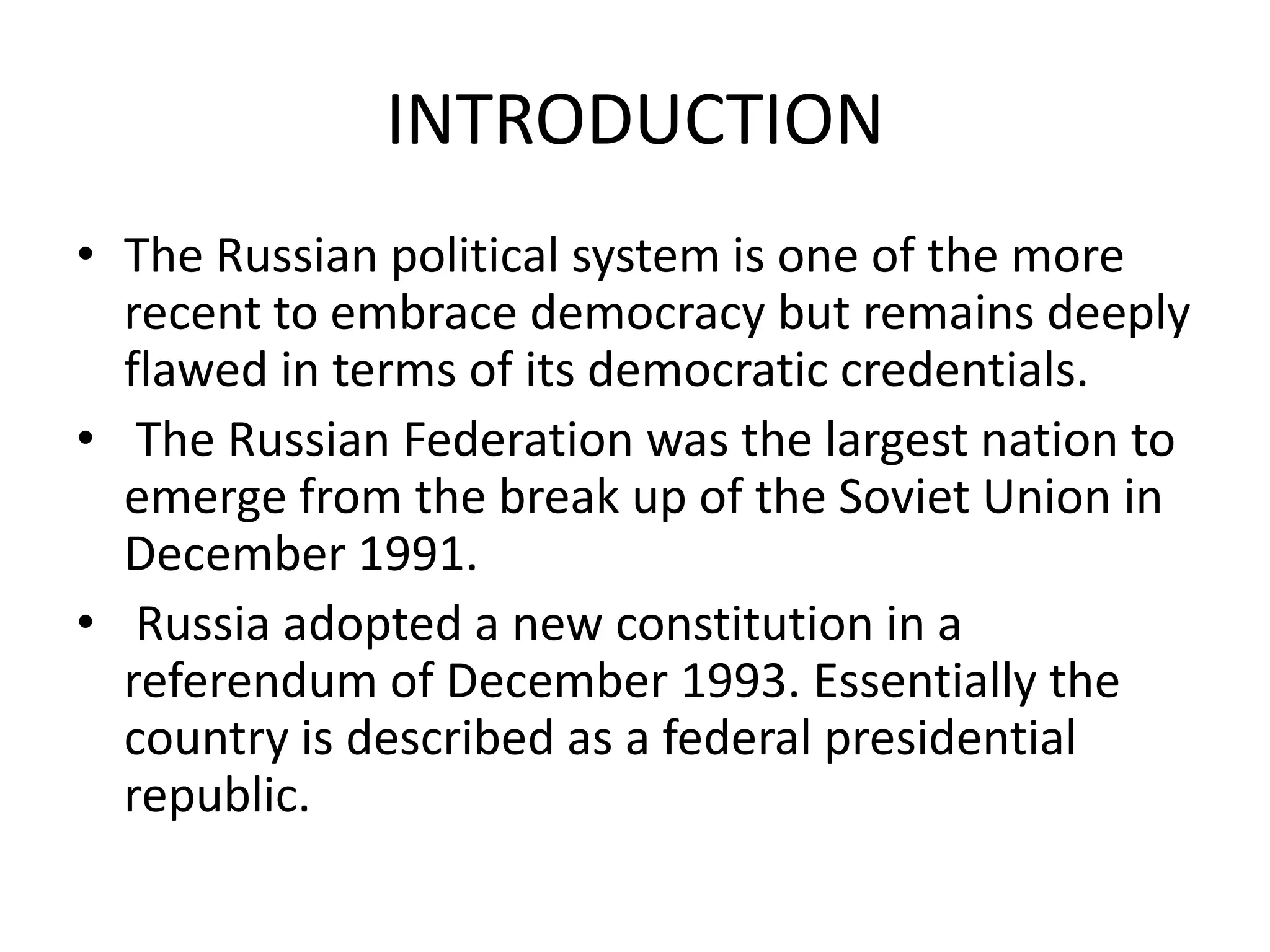 Russian federation | PPTX