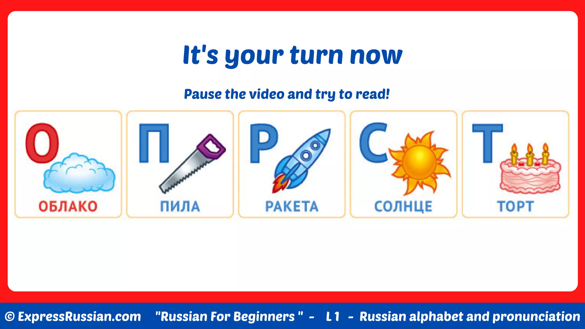 Russian for beginners - Russian alphabet and pronunciation | PDF