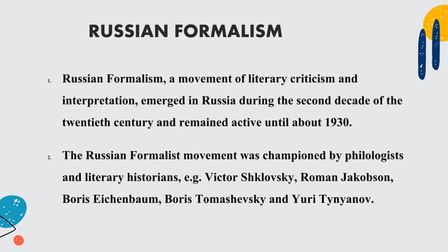RUSSIAN_FORMALISM_.pptx | Classical Music | Music