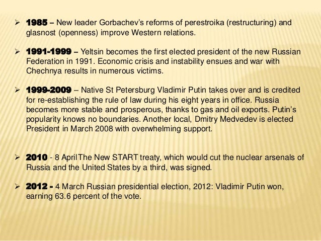Russian history a timeline