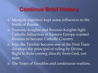 Russian History Fall 09 Class 6 | PPT