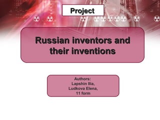 Russian inventors | PPT | History | Genres