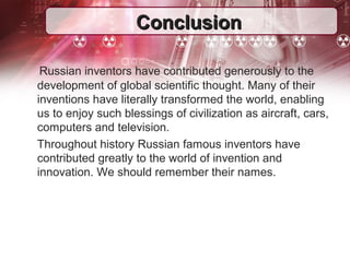 Russian inventors | PPT | History | Genres