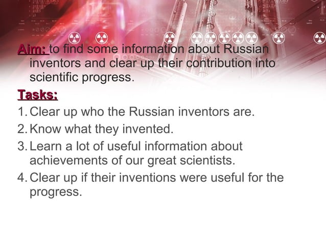 Russian inventors | PPT