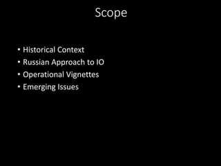 The Russian Approach to Information Warfare | PPT