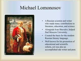 Russian Literature 18th Century | PPT