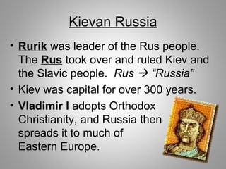 Russia Notes | PPT