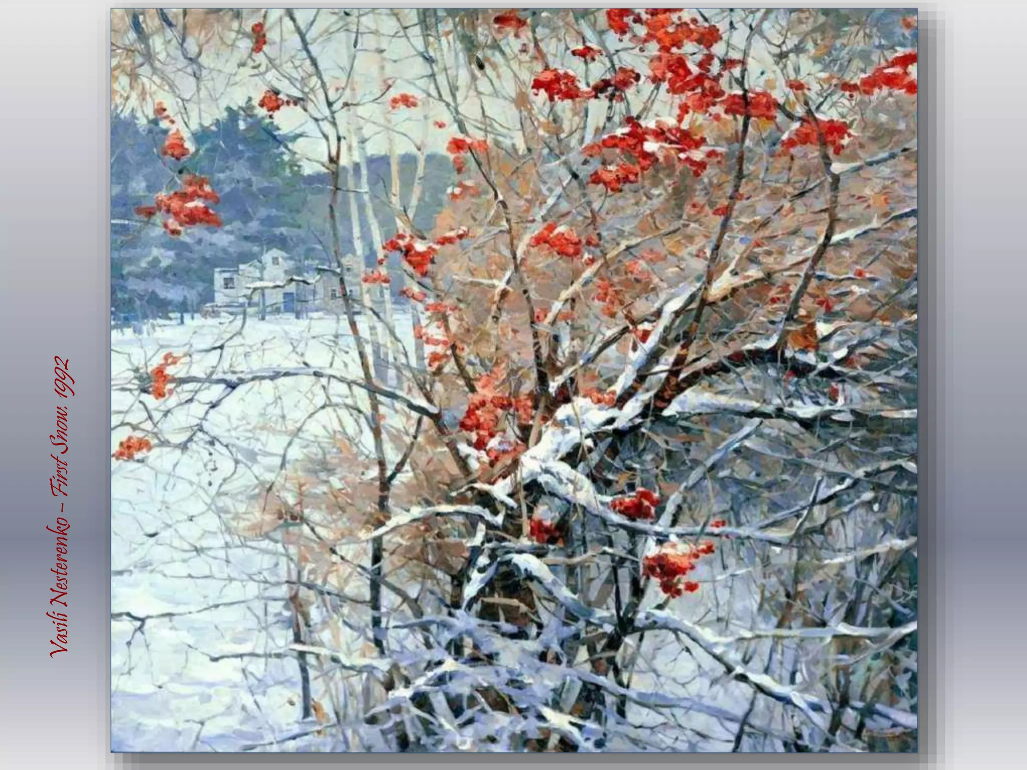 Russian painters winter scenes | PPT