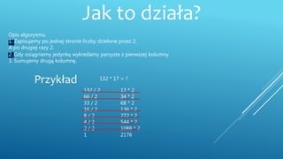 Algorithm "Russian peasant" | PPT