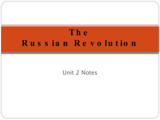 Russian Revolution | PPT