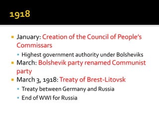 Russian Revolution | PPTX