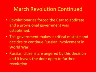 Russian revolution | PPT