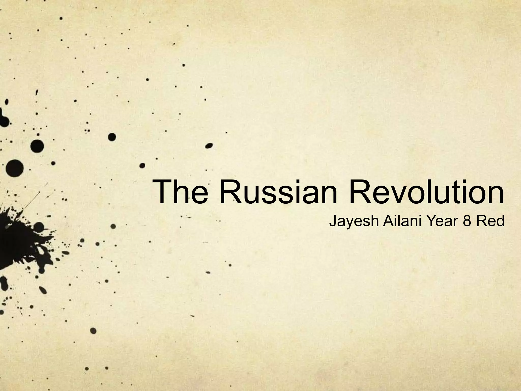 Russian revolution | PPT