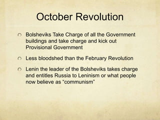 Russian revolution | PPTX
