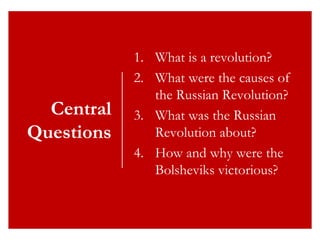 Russian Revolution, 1917 | PPTX
