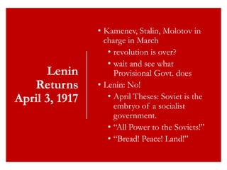 Russian Revolution, 1917 | PPTX