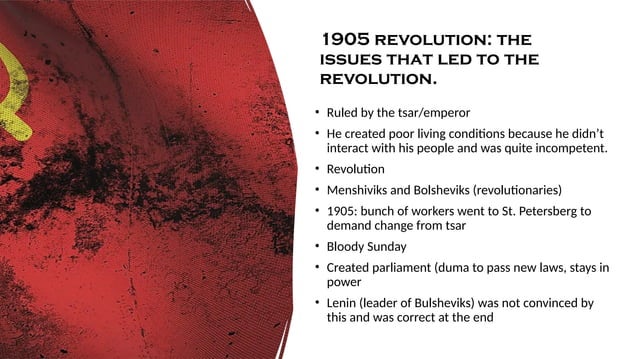 The Russian Revolution - understanding war communism | PPT