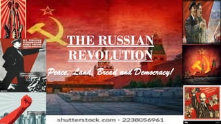 Russian Revolution Class 9 PPT with full chapter explained in short | PPTX