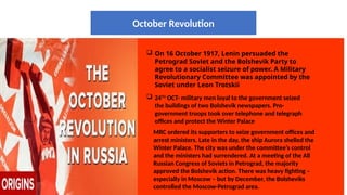 Russian Revolution Class 9 PPT with full chapter explained in short | PPTX