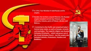 Russian Revolution Class 9 PPT with full chapter explained in short | PPTX