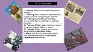 Russian Revolution Class 9 PPT with full chapter explained in short | PPT