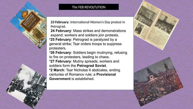 Russian Revolution Class 9 PPT with full chapter explained in short | PPT