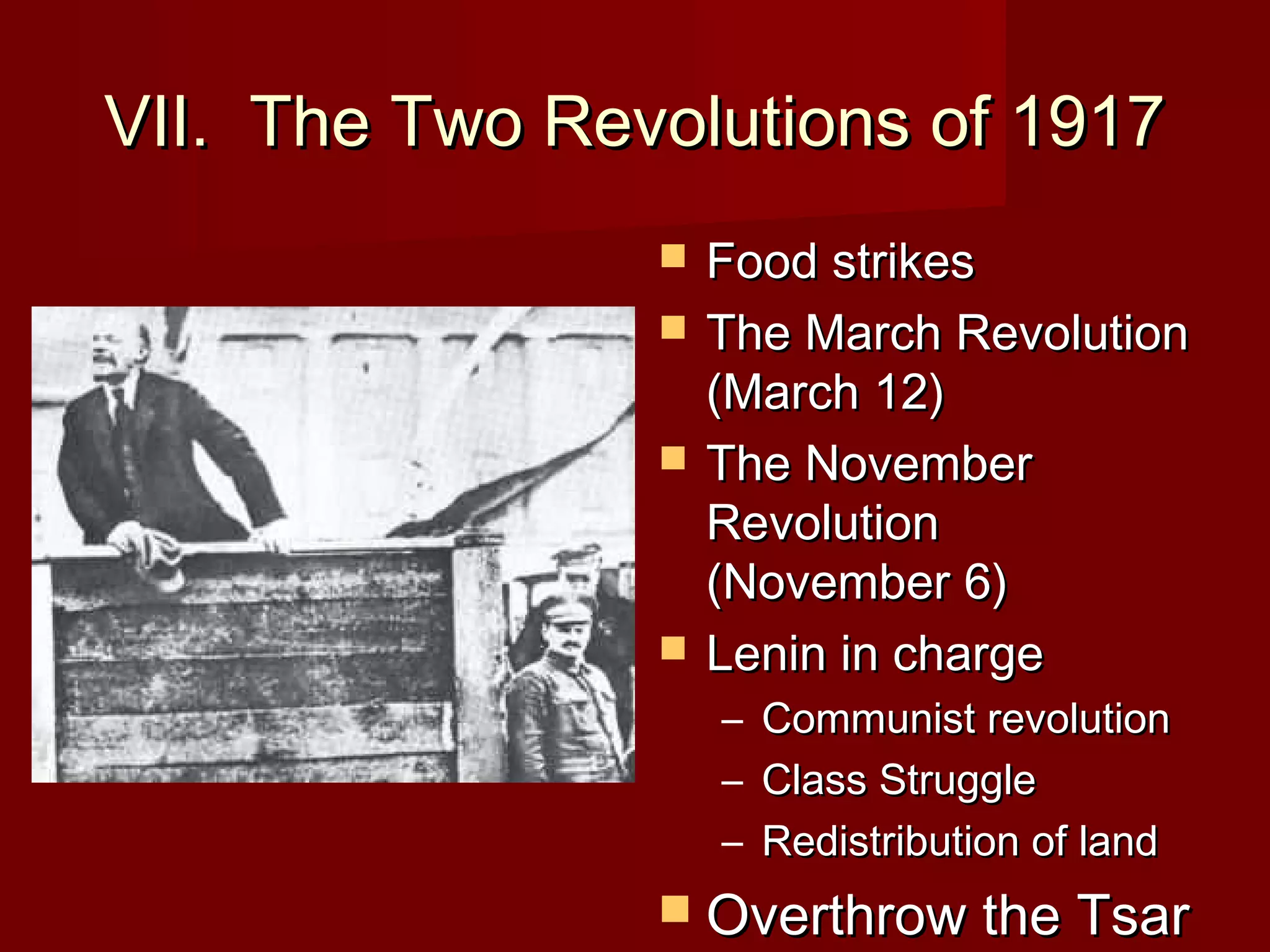 Russian revolution ppt | PPT | Politics