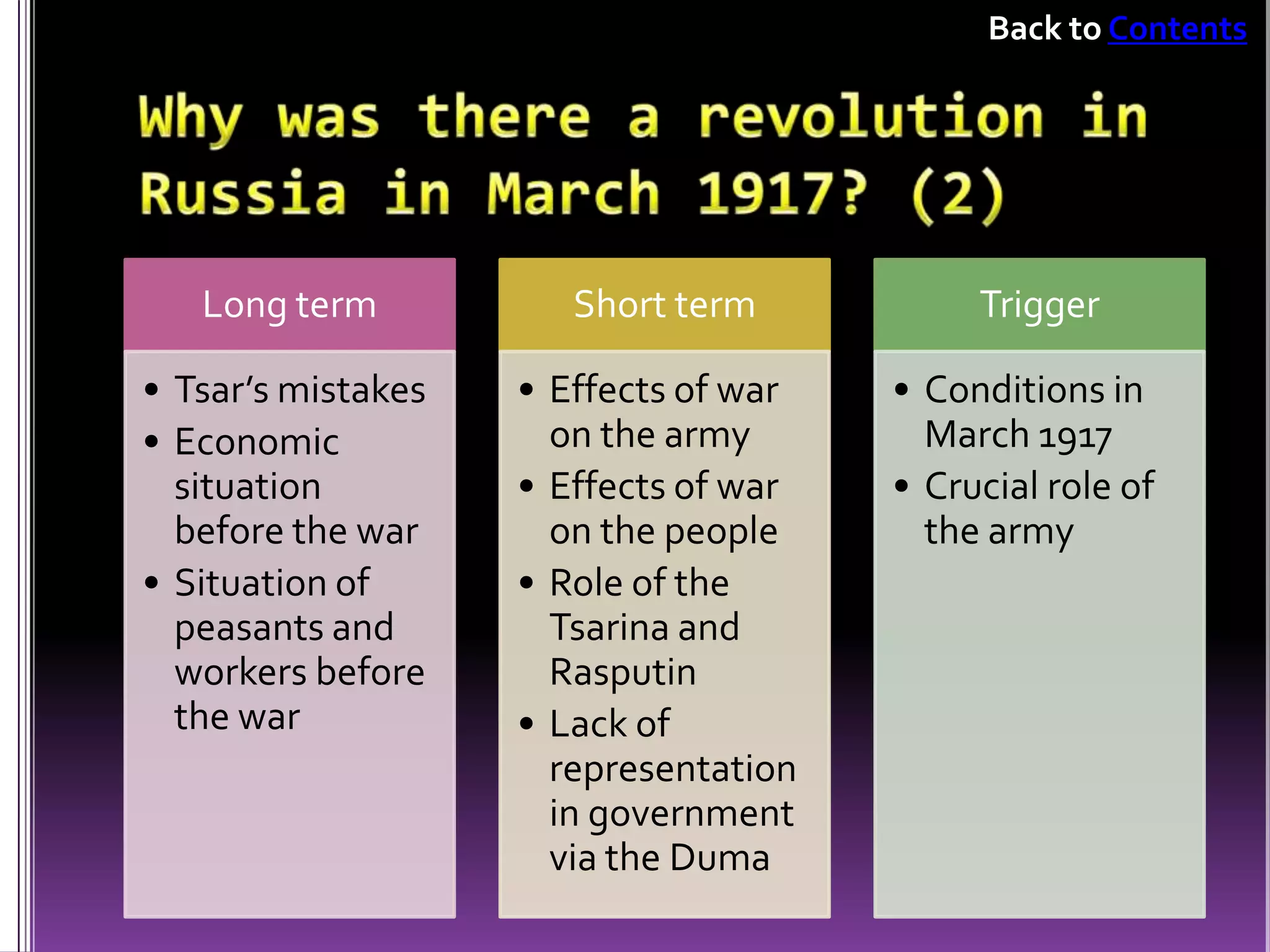 Russian revolution essay plans | PPTX