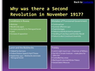 Russian revolution essay plans | PPTX