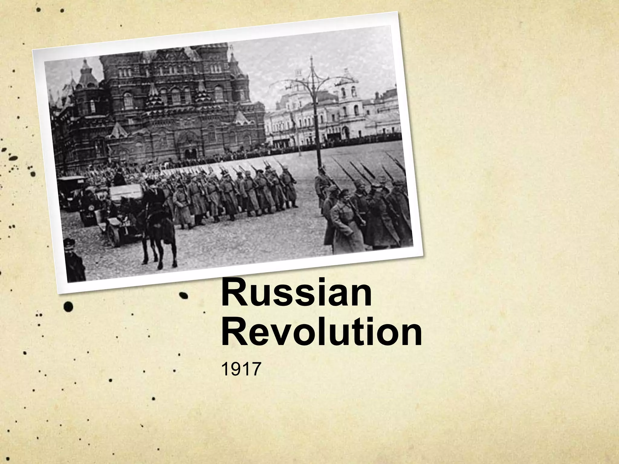 Russian Revolution Notes | PPTX