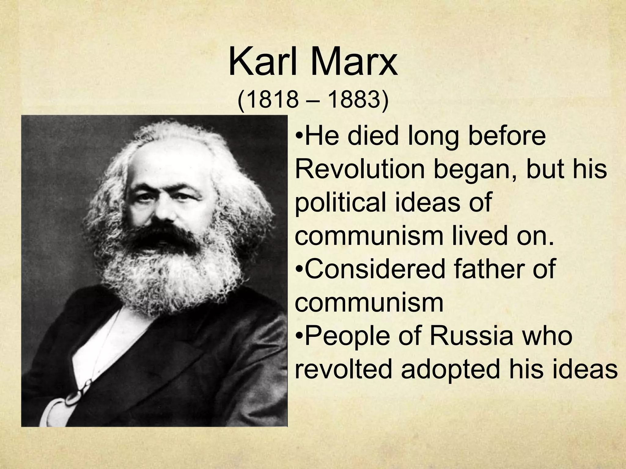 Russian Revolution Notes | PPTX