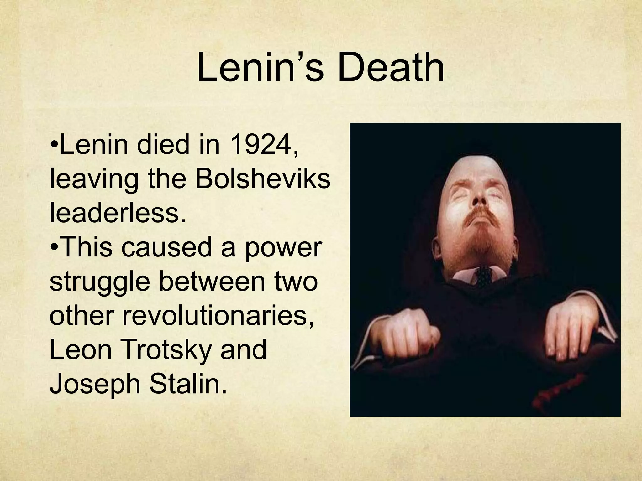 Russian Revolution Notes | PPTX