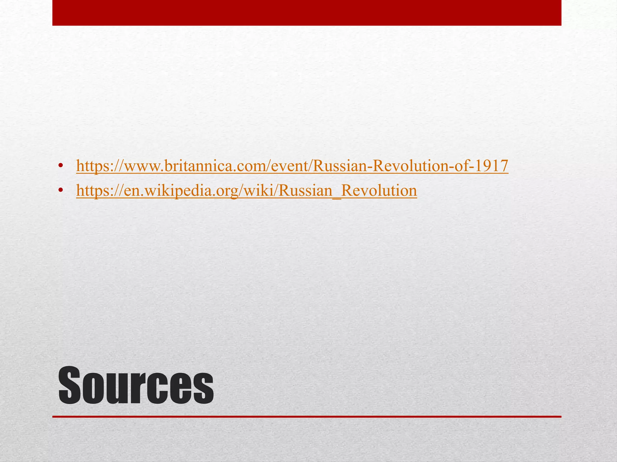 Russian Revolution of 1917 | PPTX