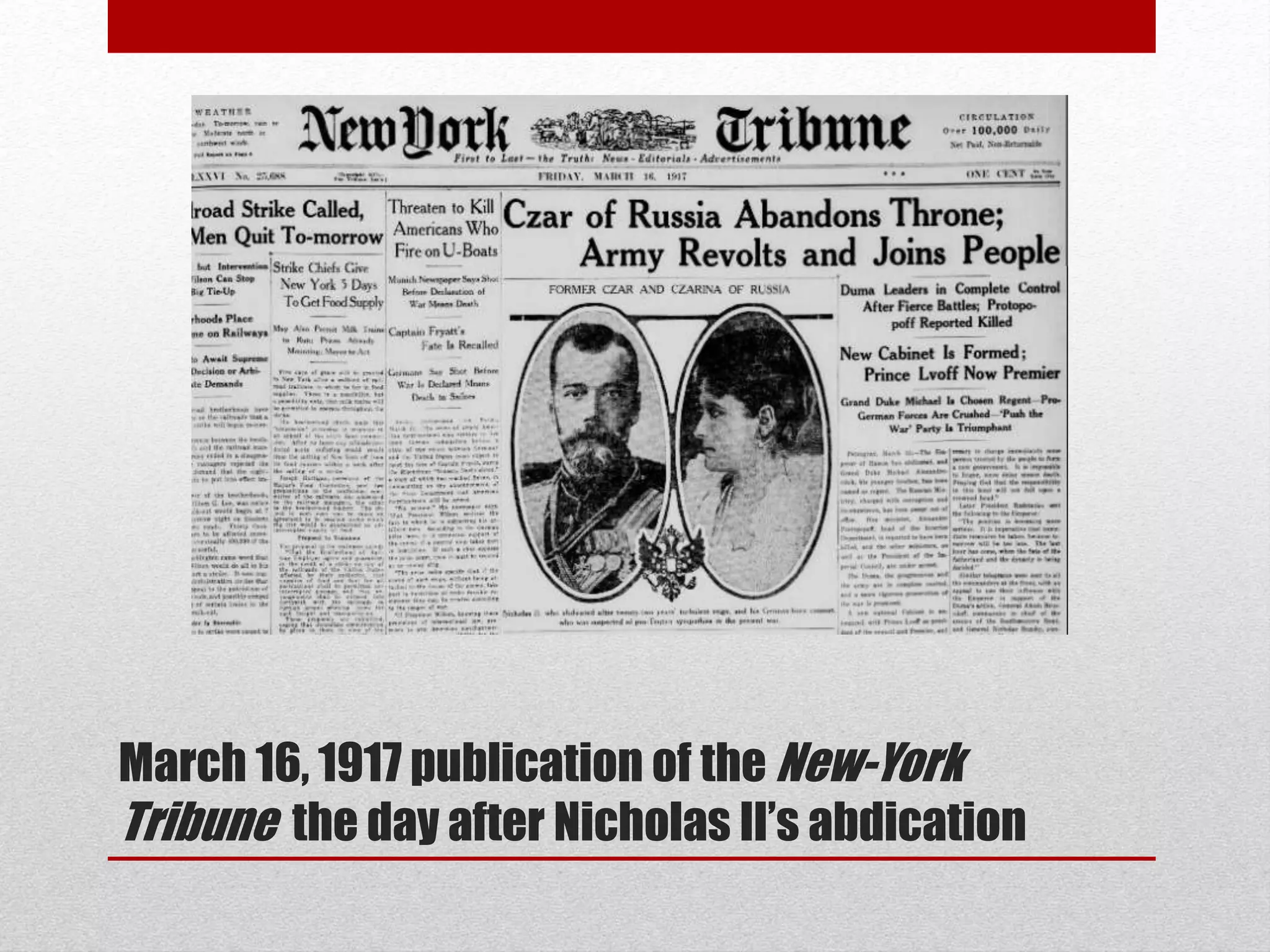 Russian Revolution of 1917 | PPTX