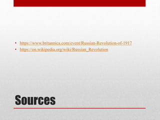 Russian Revolution of 1917 | PPTX