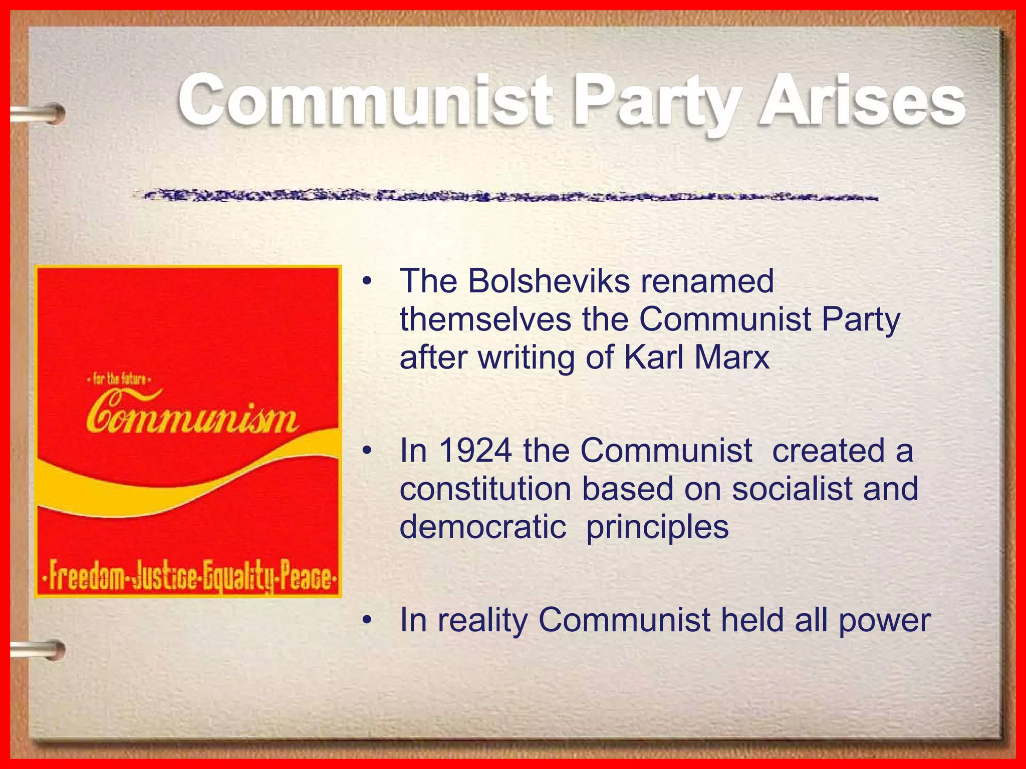 Russian Revolution Part 2 | PPT