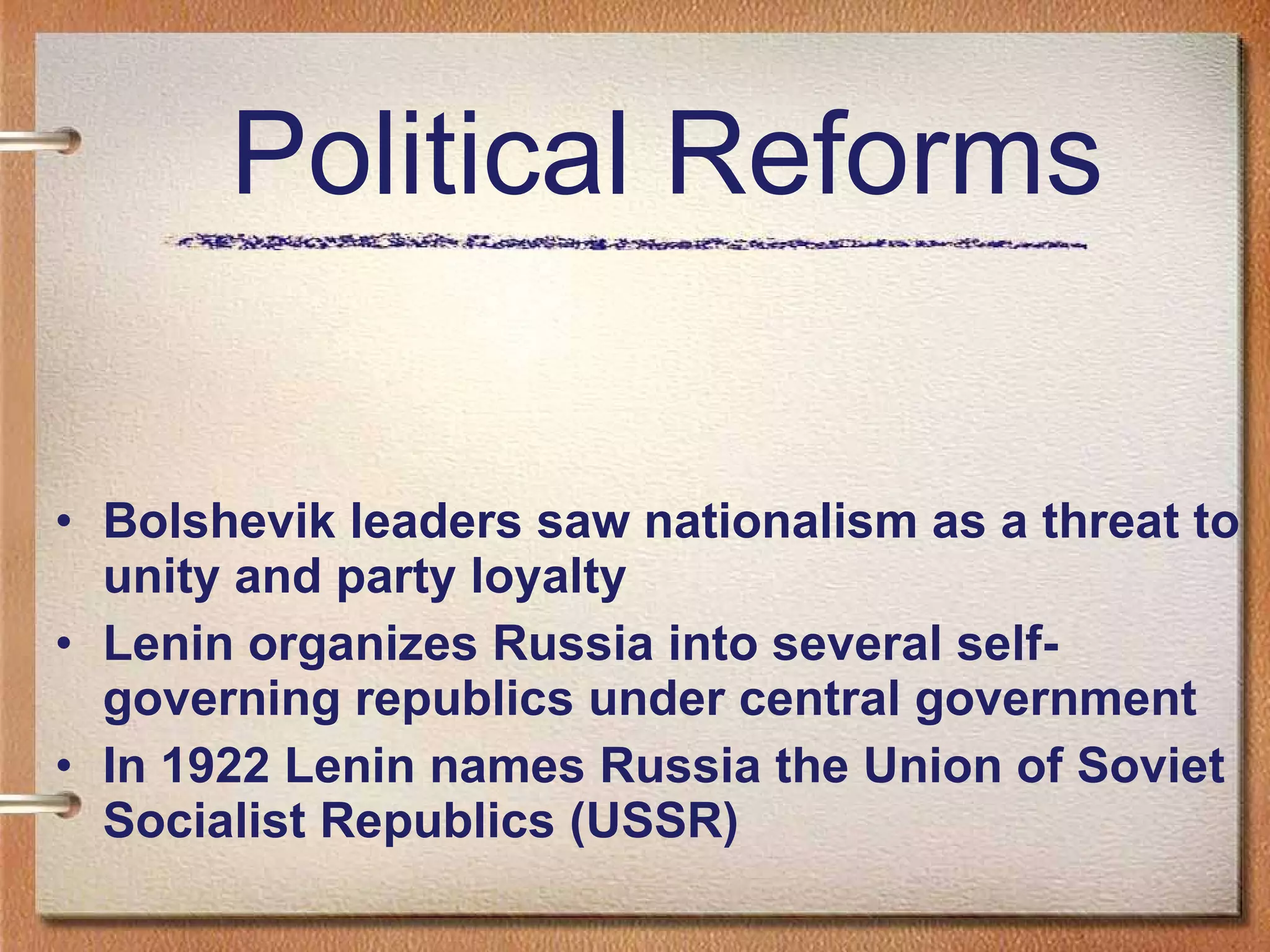 Russian Revolution Part 2 | PPT