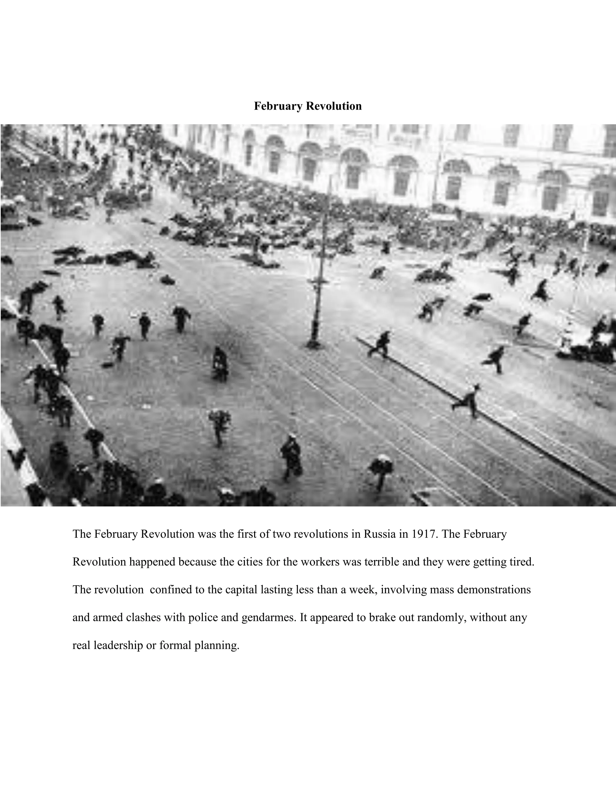 Russian revolution project | DOCX