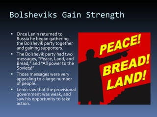 Russian revolutions | PPT | War and Conflicts