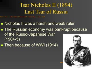 Russian Revolution slides | PPT